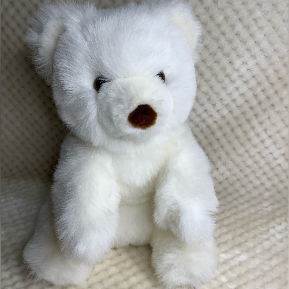 Gund | Toys | Vintage Gund White Plush Bear Collectors Classic Limited ...